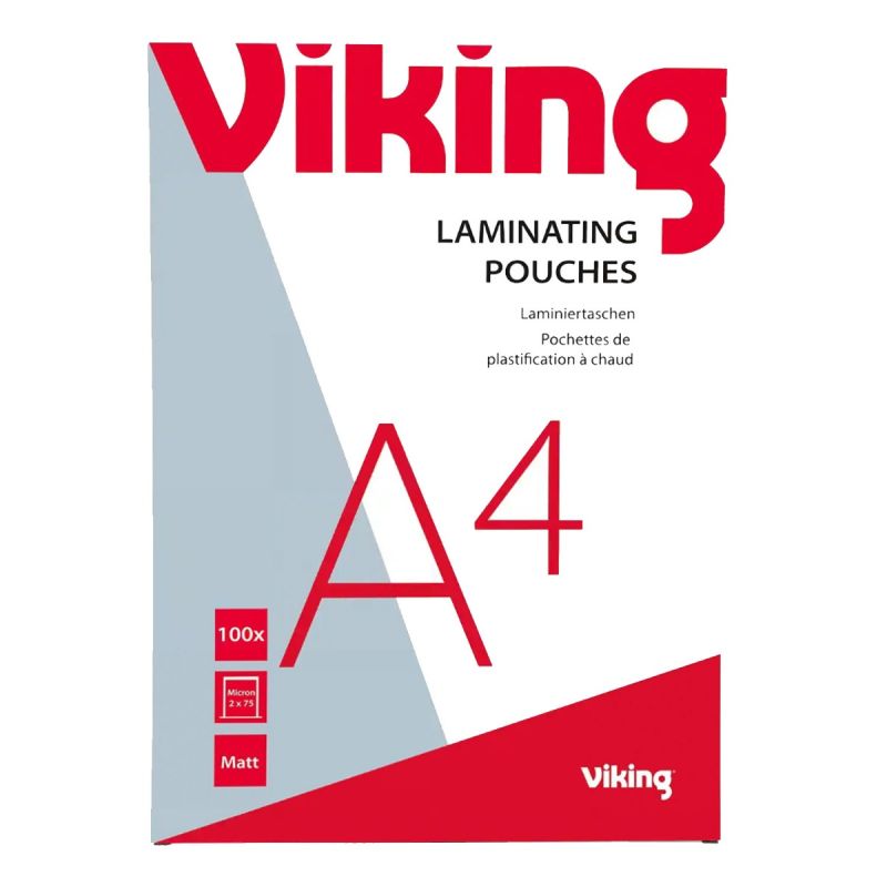 Lamineerhoezen Viking Mat A4 75 Micron - 100 Stuks kopen?