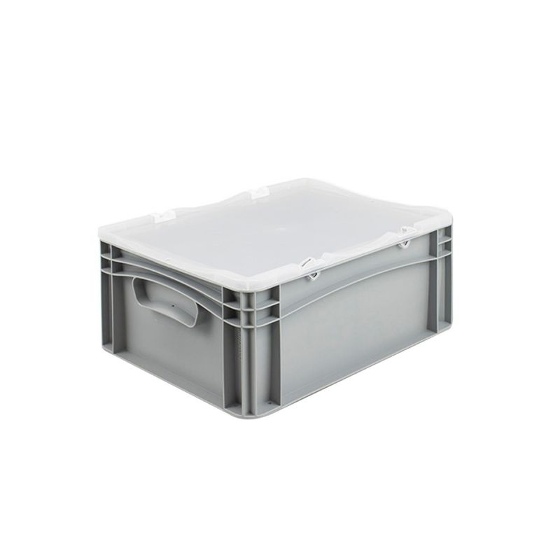 Euronorm Tray Transparent Lid 400x300x185 mm